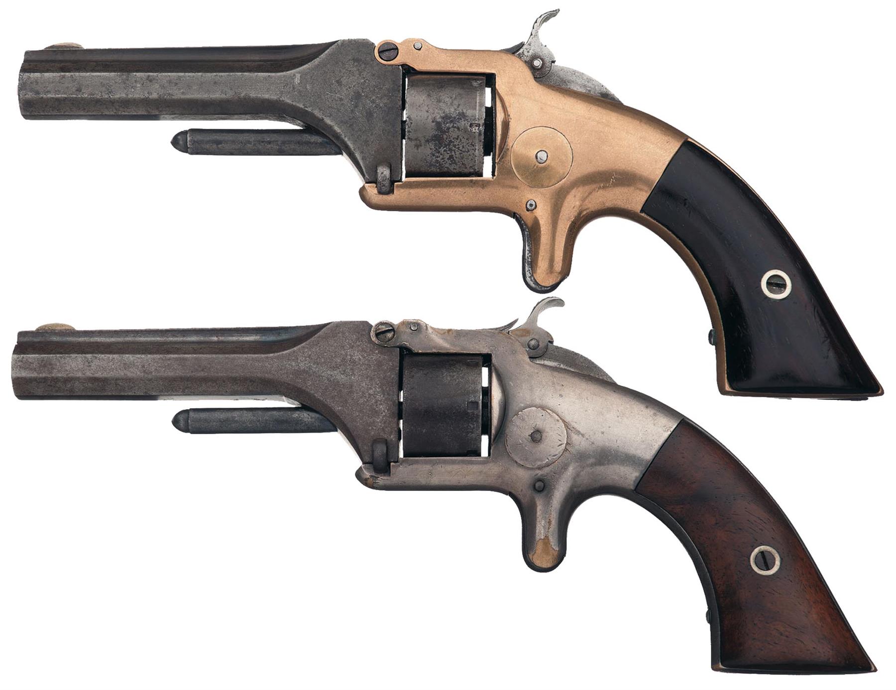 Two Early Smith & Wesson Model 1 Spur Trigger Revolvers | Rock Island ...