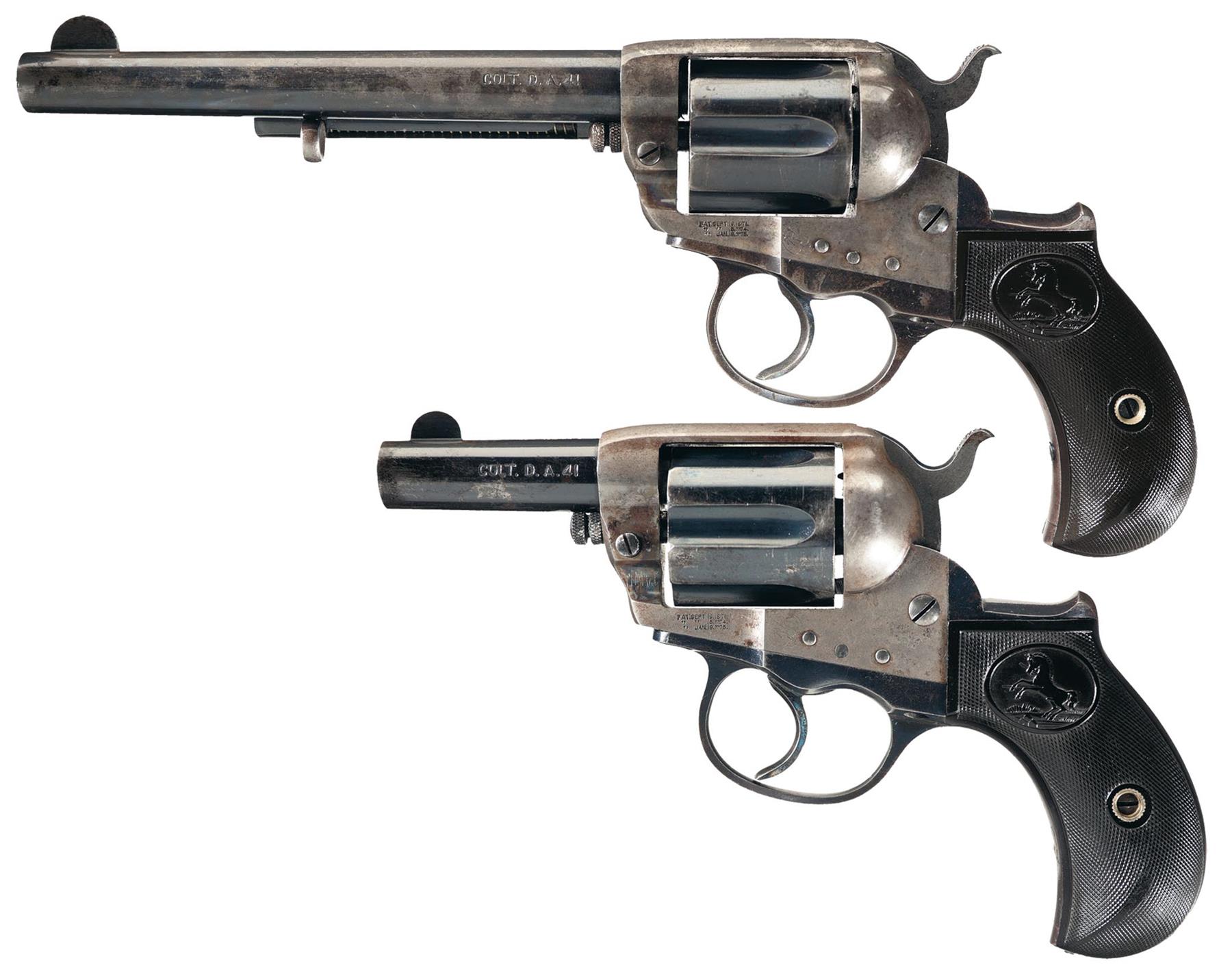 Two Colt Model 1877 Thunderer DA Revolvers | Rock Island Auction