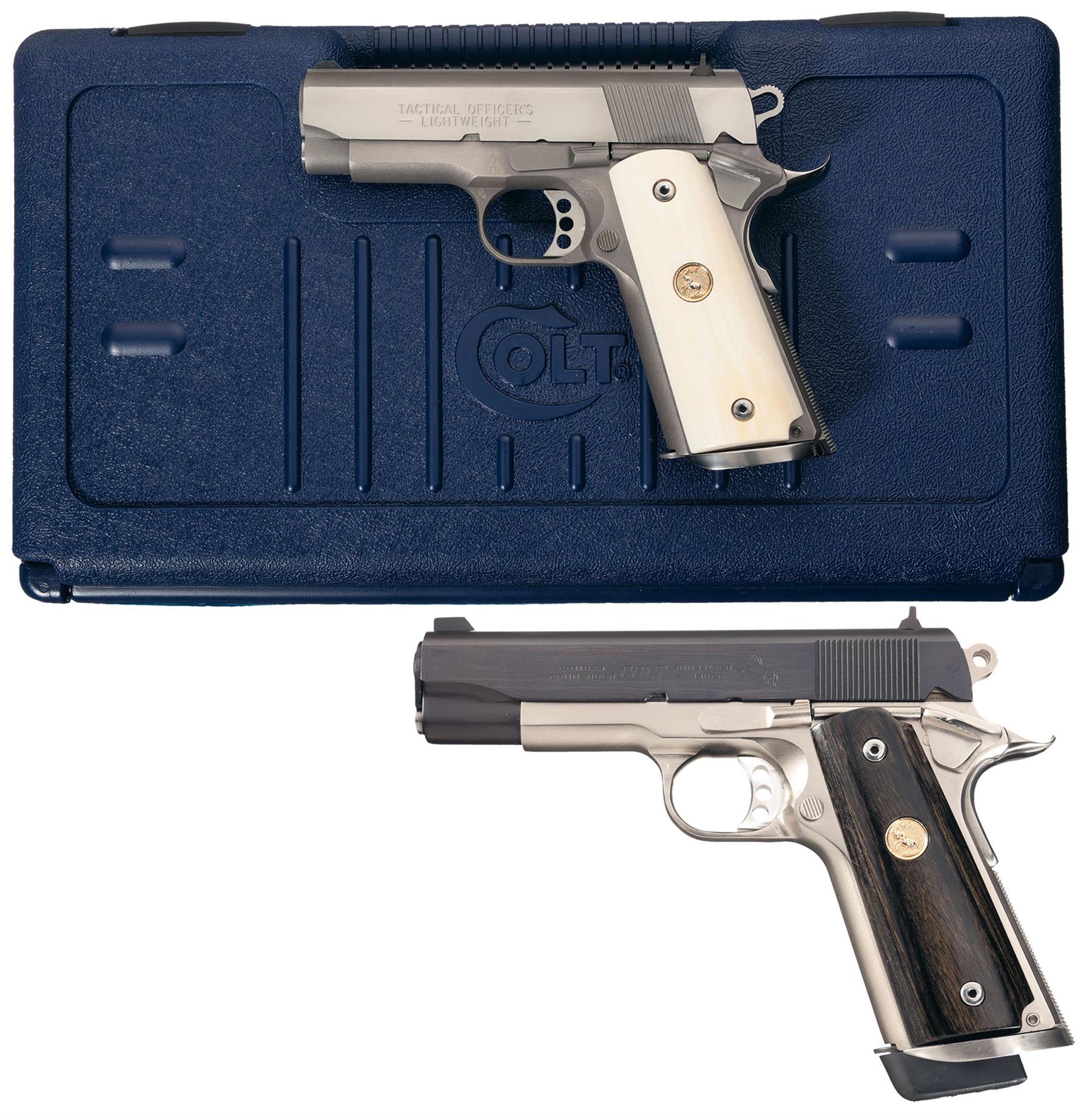 Two Colt Semi-Automatic Pistols | Rock Island Auction