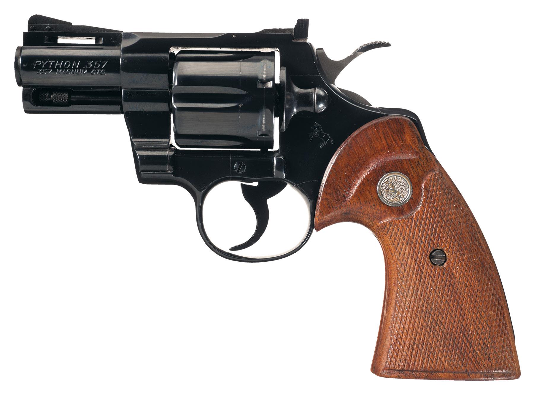 Colt Python Double Action Revolver with Desirable 2 1/2 Inch Bar | Rock ...