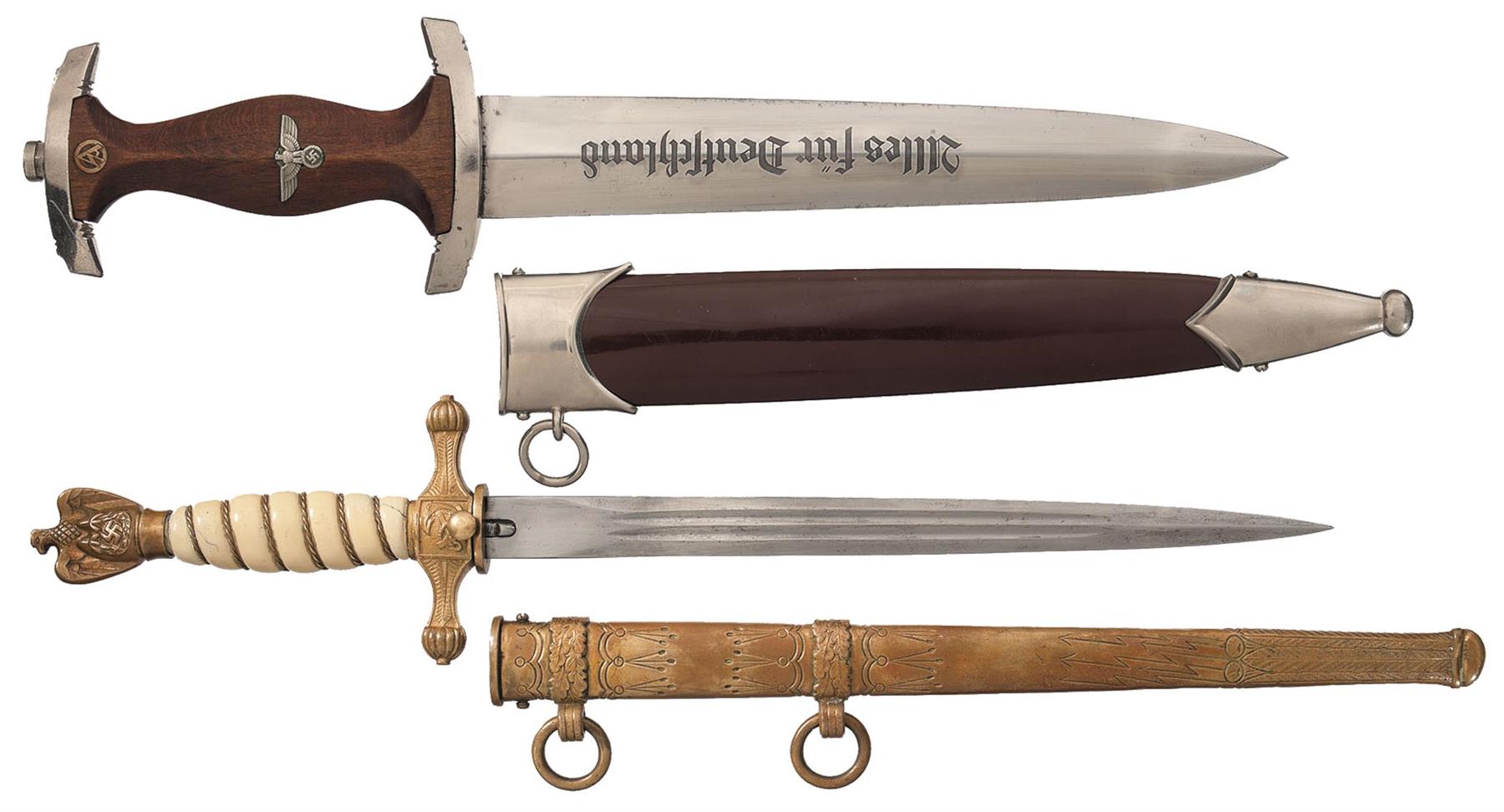 Two Nazi Daggers with Sheaths | Rock Island Auction