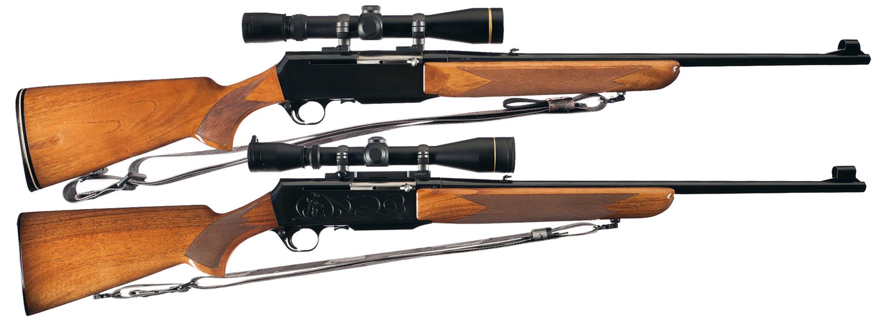 Two Excellent Early Belgian Browning BAR Semi-Automatic Rifles w | Rock ...