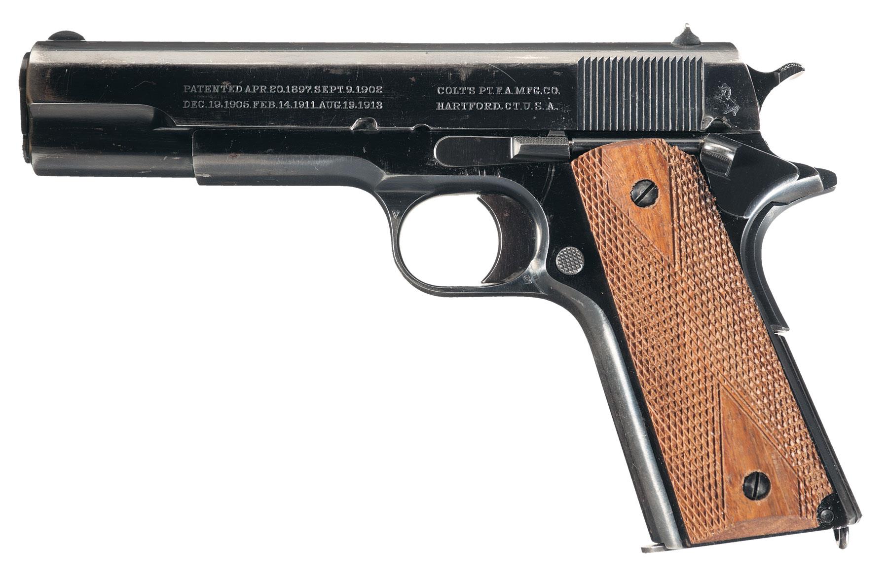 World War I Era Colt Government Commercial Model Semi-Automatic | Rock ...