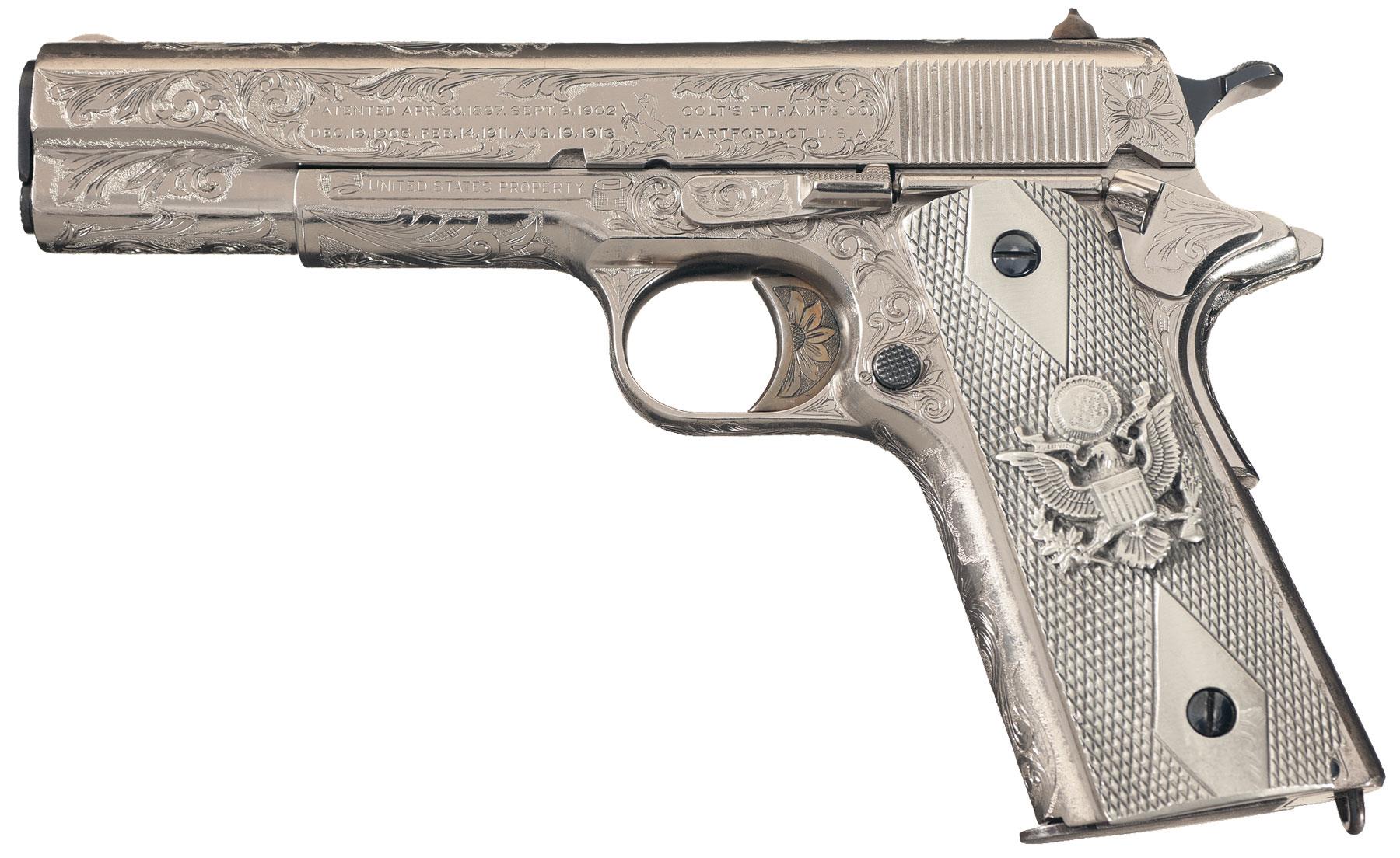 Engraved Colt Model 1911 Semi-Automatic Pistol | Rock Island Auction