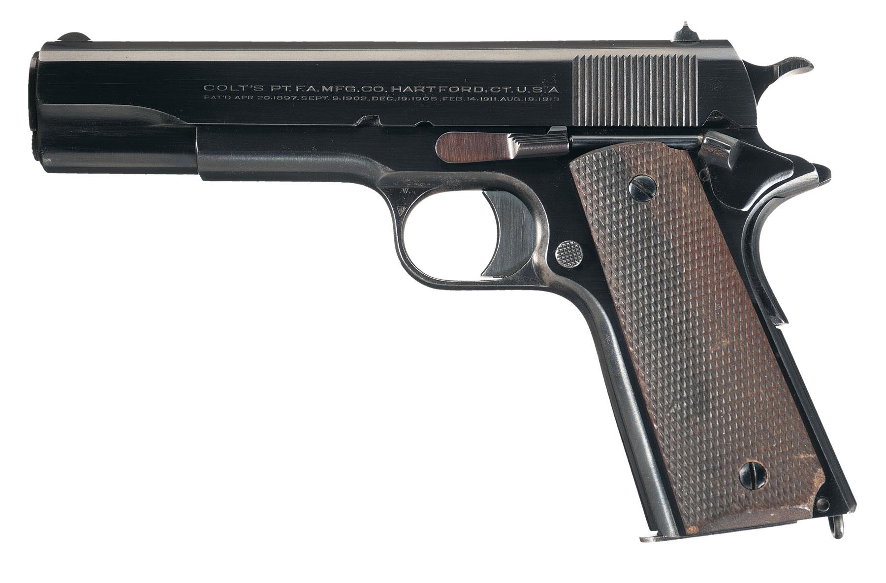 Pre-War Colt Government Commercial Model Semi-Automatic Pistol | Rock ...