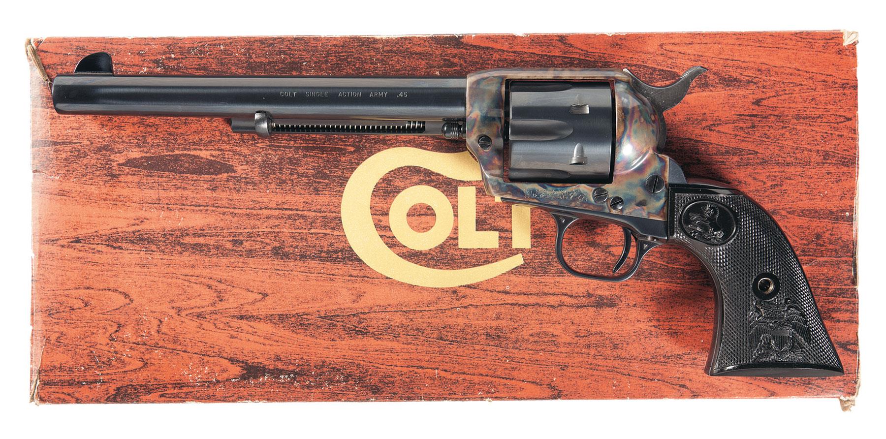 Colt Third Generation Single Action Army Revolver with Original | Rock ...