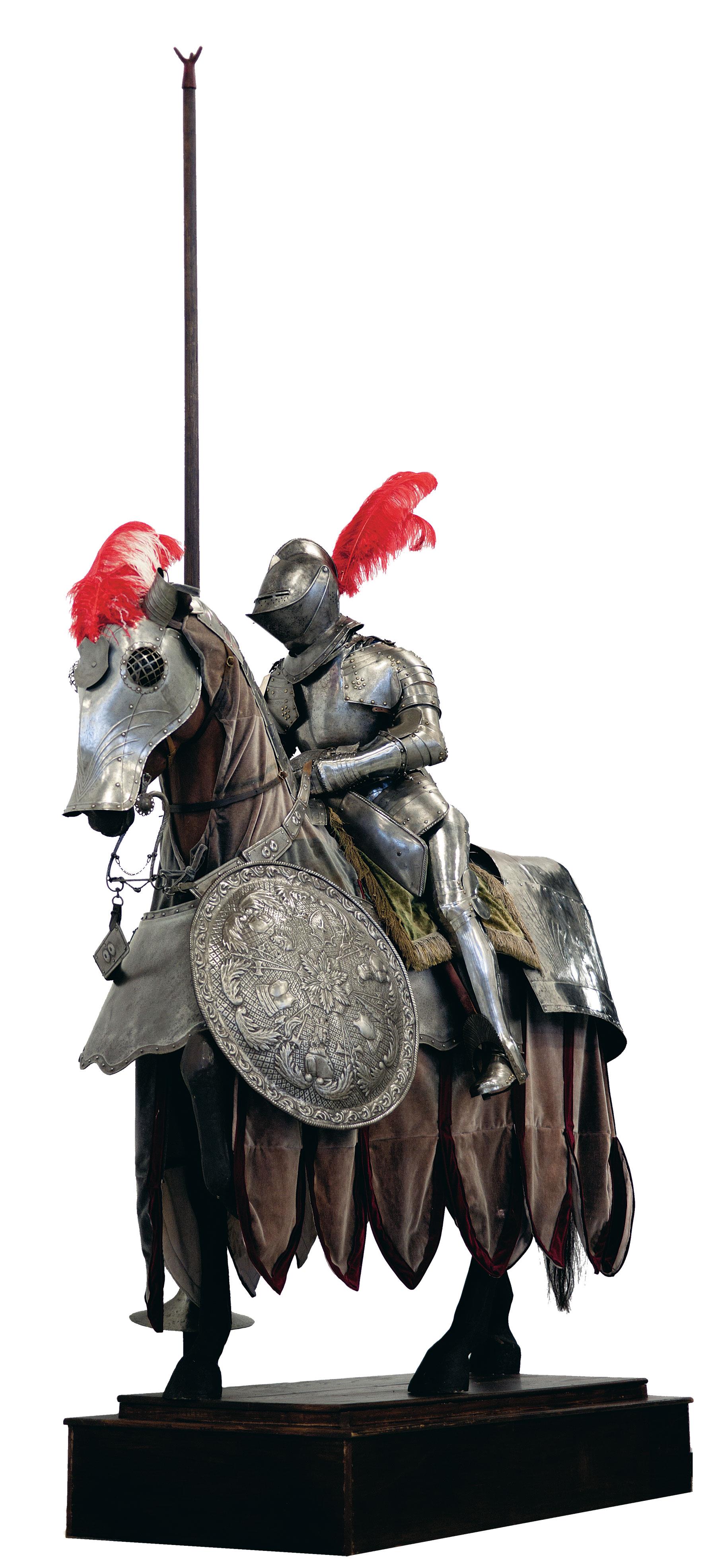 Impressive Fully Armored Life Sized Horse with Mounted Rider | Rock ...