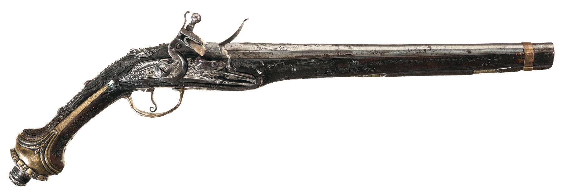 Mediterranean Flintlock Pistol 62 | Rock Island Auction