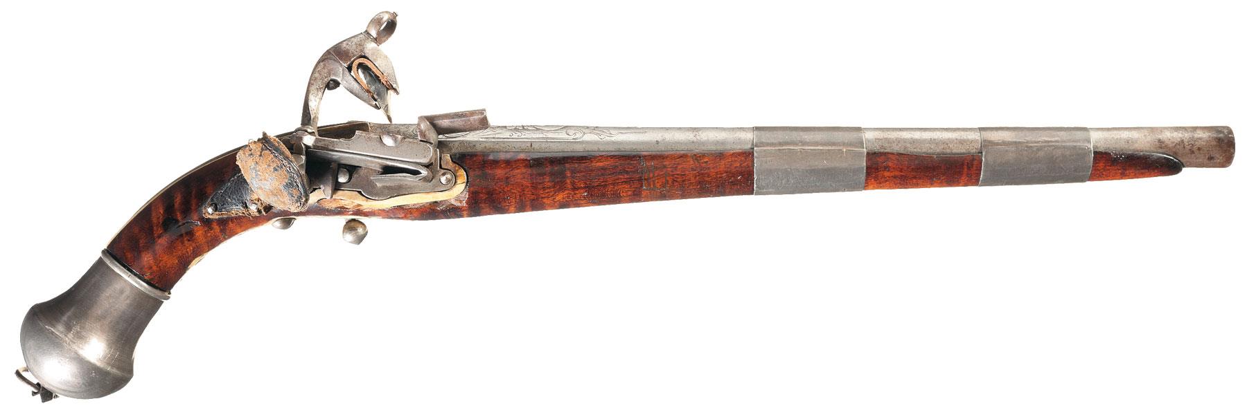 Mediterranean Flintlock Pistol 68 | Rock Island Auction