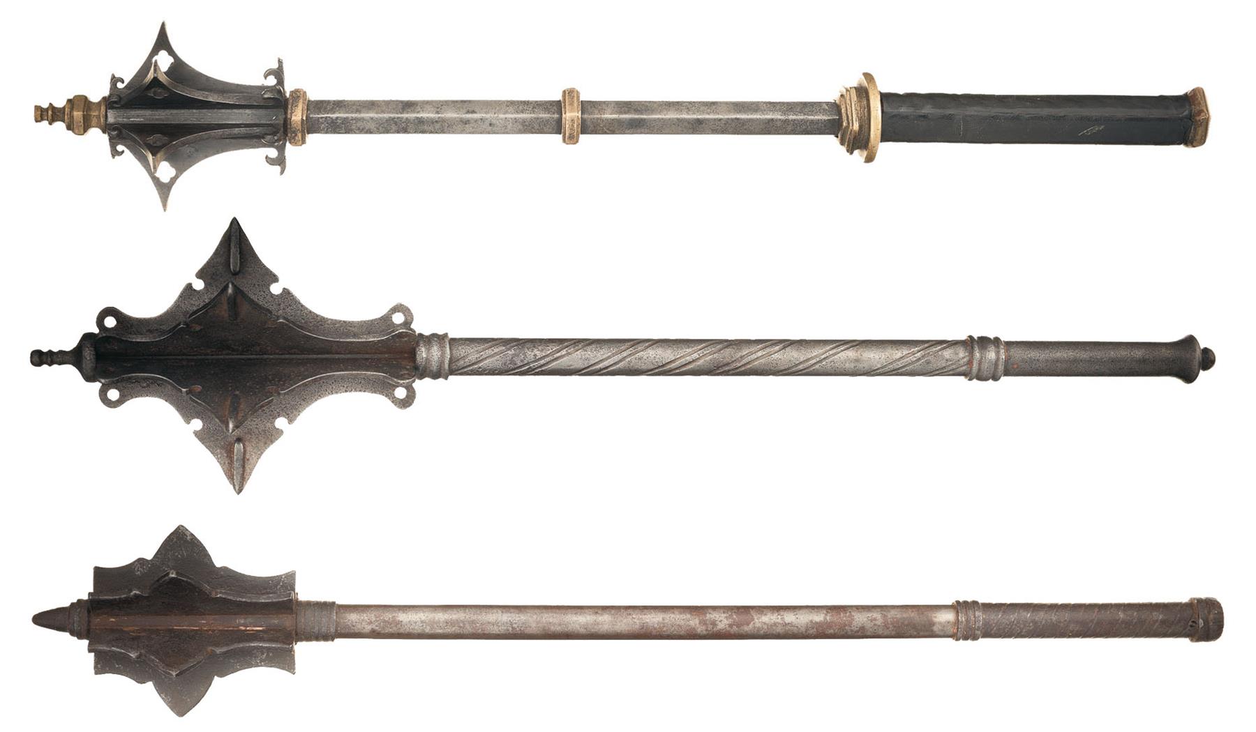 Three Victorian Era Maces | Rock Island Auction