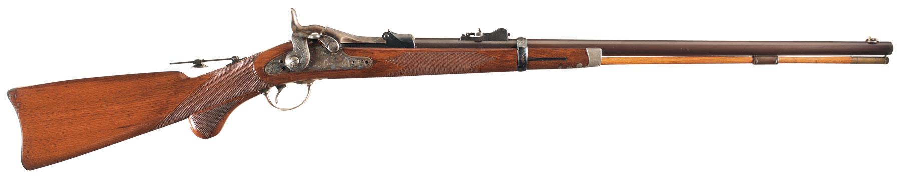 Exceptional U.S. Springfield Model 1875 Trapdoor Officer's Rifle | Rock ...