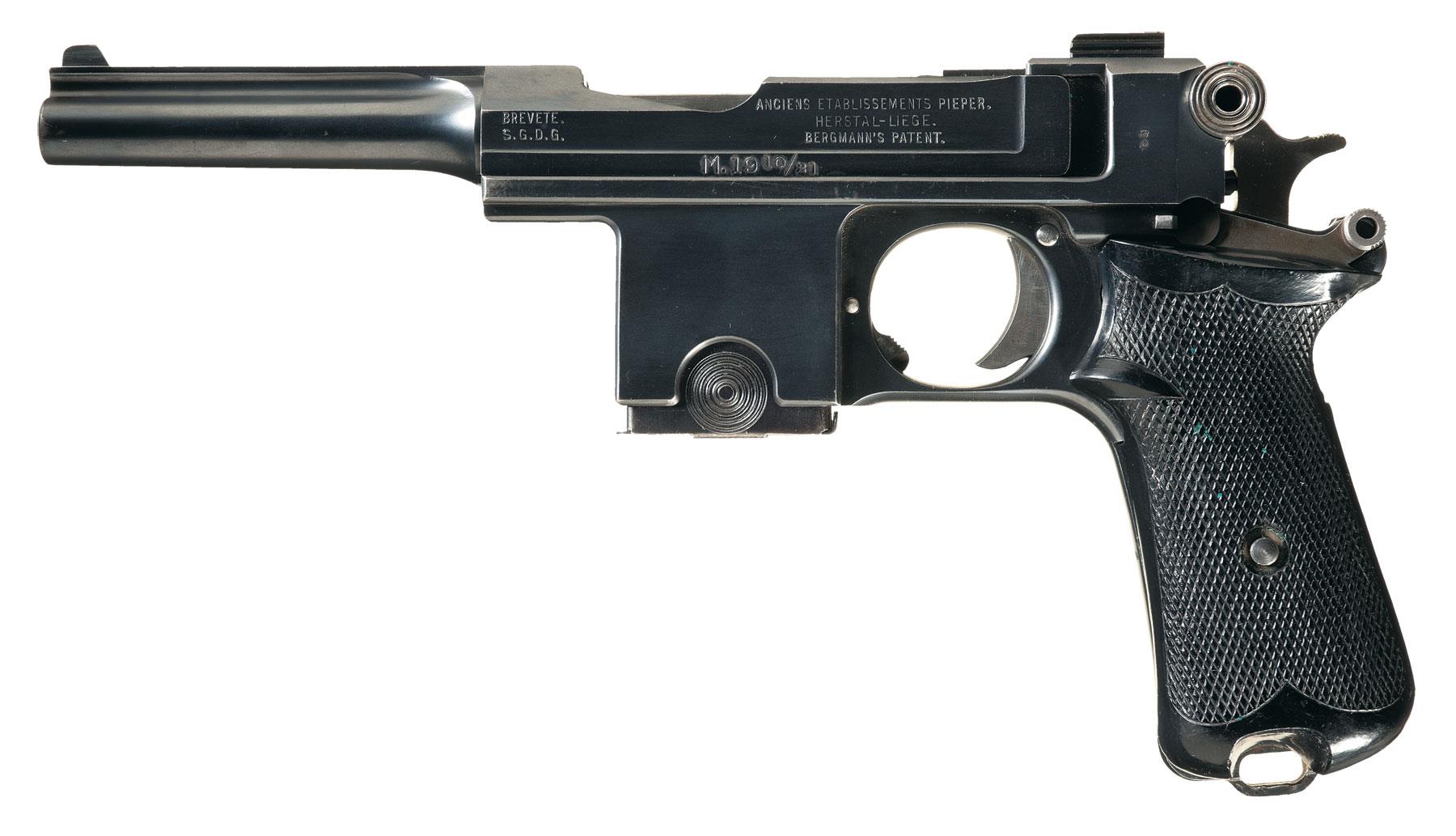 Bergman, Pieper 1910/21 Pistol 9 mm Bergman | Rock Island Auction