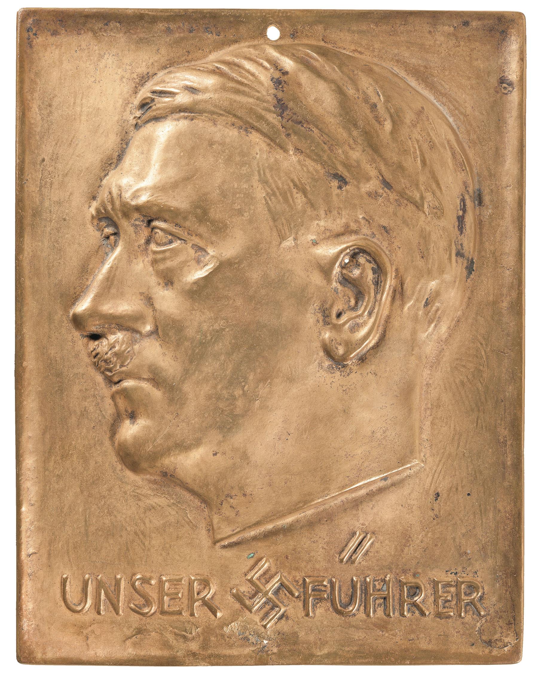 Nazi Wall Plaque of Adolf Hitler | Rock Island Auction