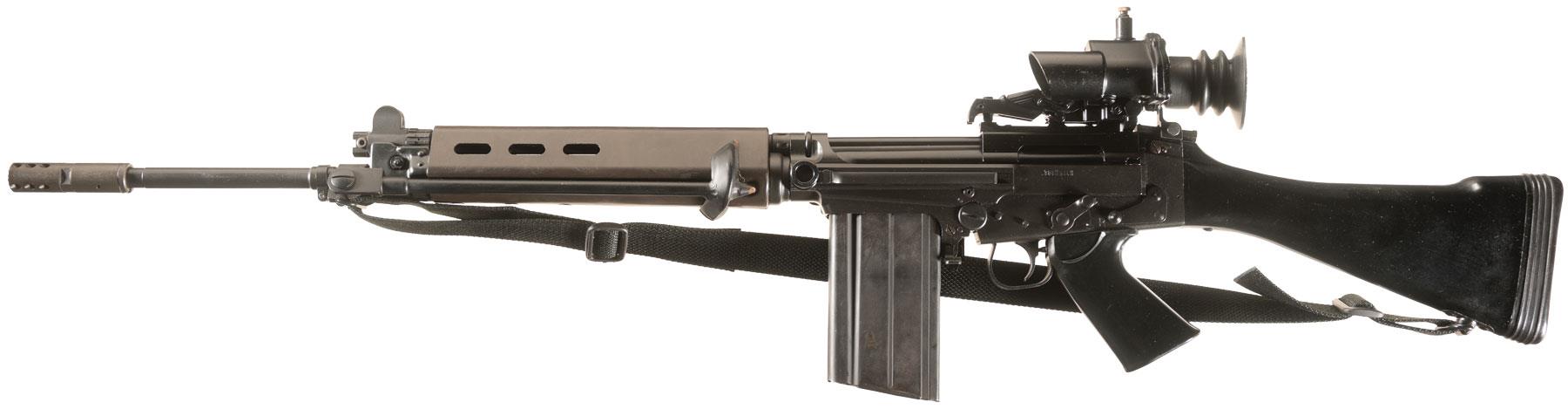 Fabrique Nationale FAL Semi-Automatic Rifle with Scope | Rock Island ...