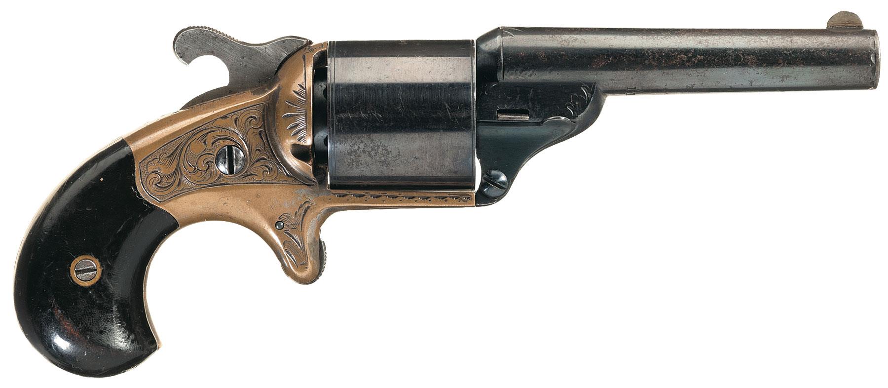 Moore's Patent Teat-Fire Revolver | Rock Island Auction