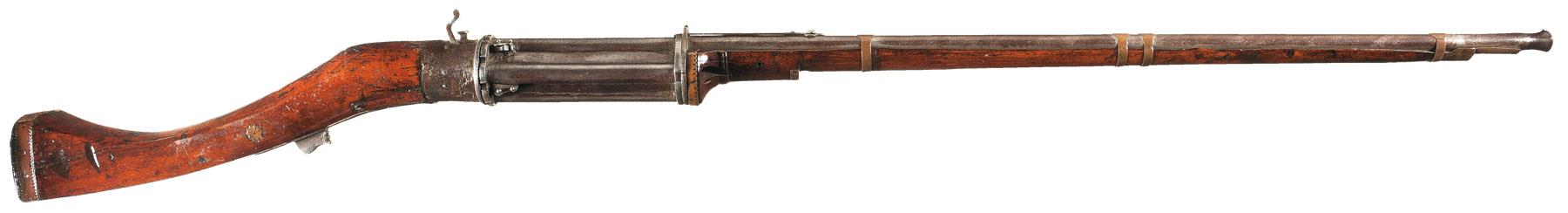 Intriguing 4-Shot Matchlock Revolving Musket | Rock Island Auction
