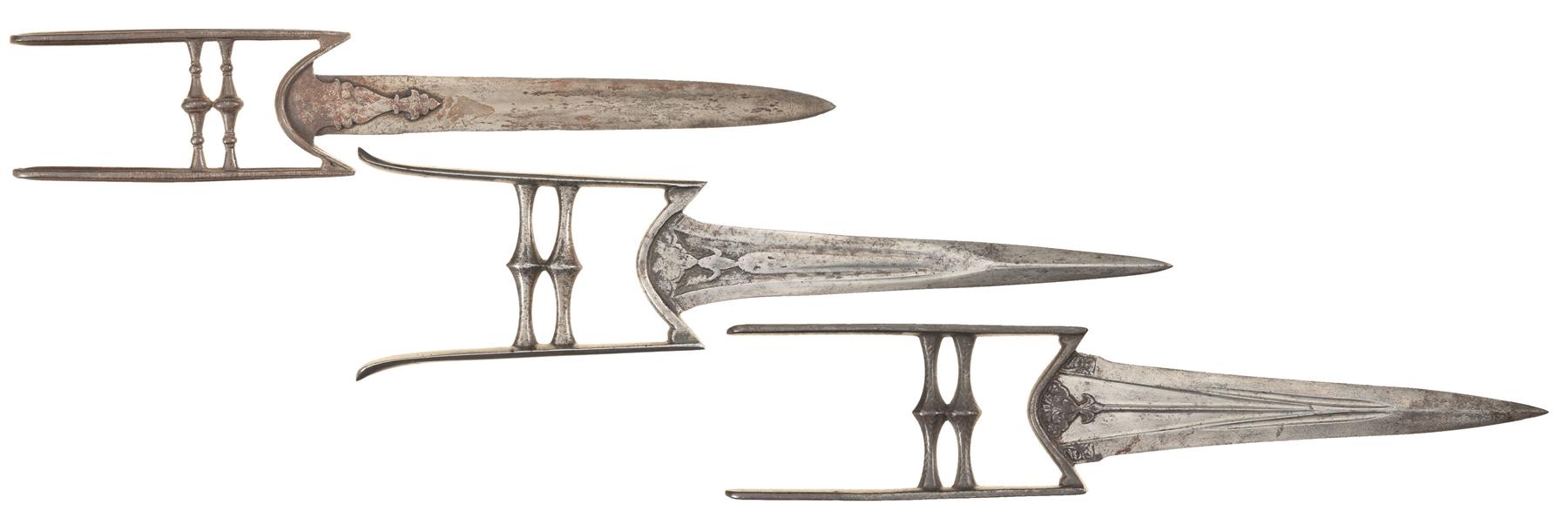 Three Katar Daggers | Rock Island Auction