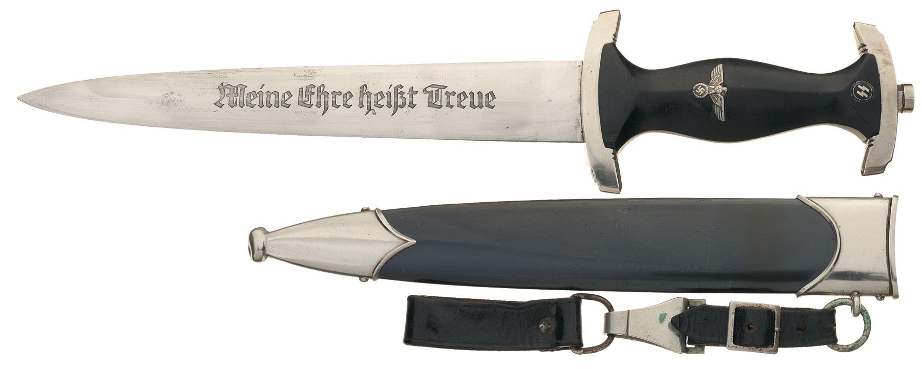 Rare Partially Ground Ernst Rohm Presentation SS Dagger with She | Rock ...