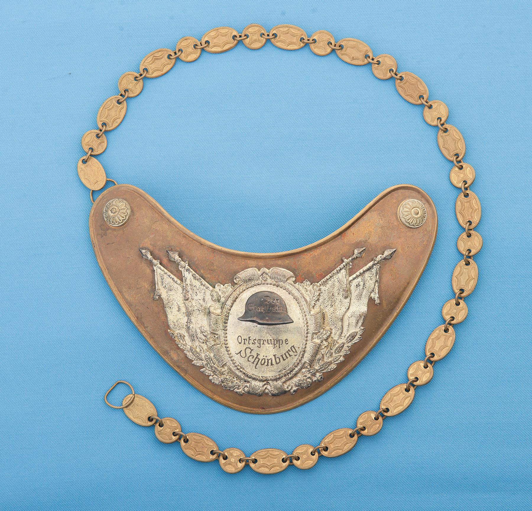 League of Frontline Soldiers Gorget | Rock Island Auction
