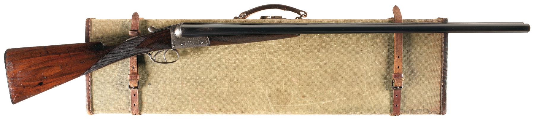 Engraved Charles Osborne Side by Side Shotgun with Case | Rock Island ...