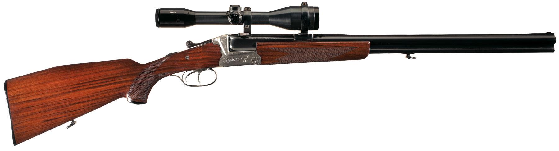 Engraved J.P. Sauer & Son Combination Rifle/Shotgun with Scope | Rock ...