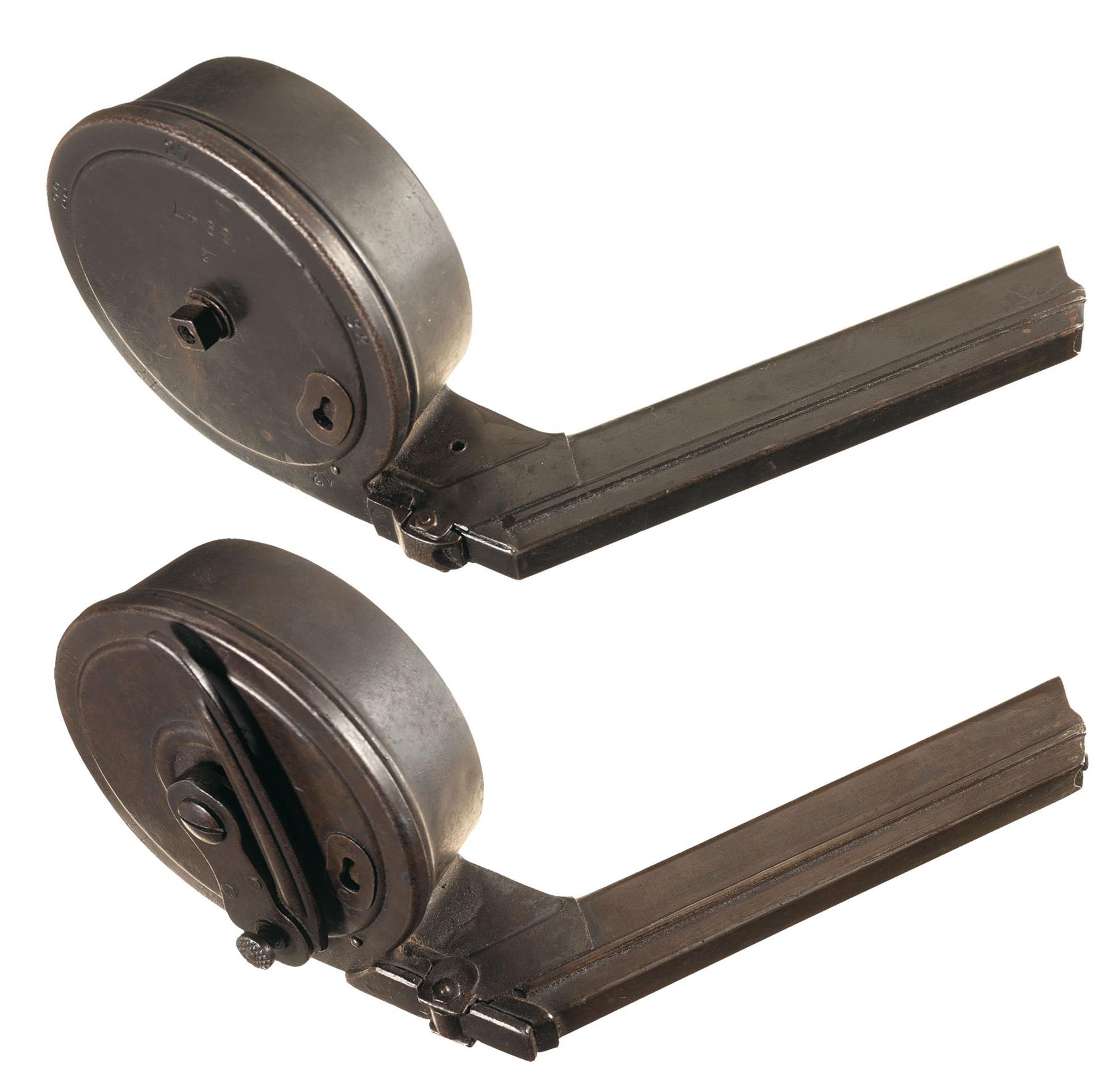 Two Trommelmagazin 'Snail' Magazines for German Artillery Luger | Rock ...