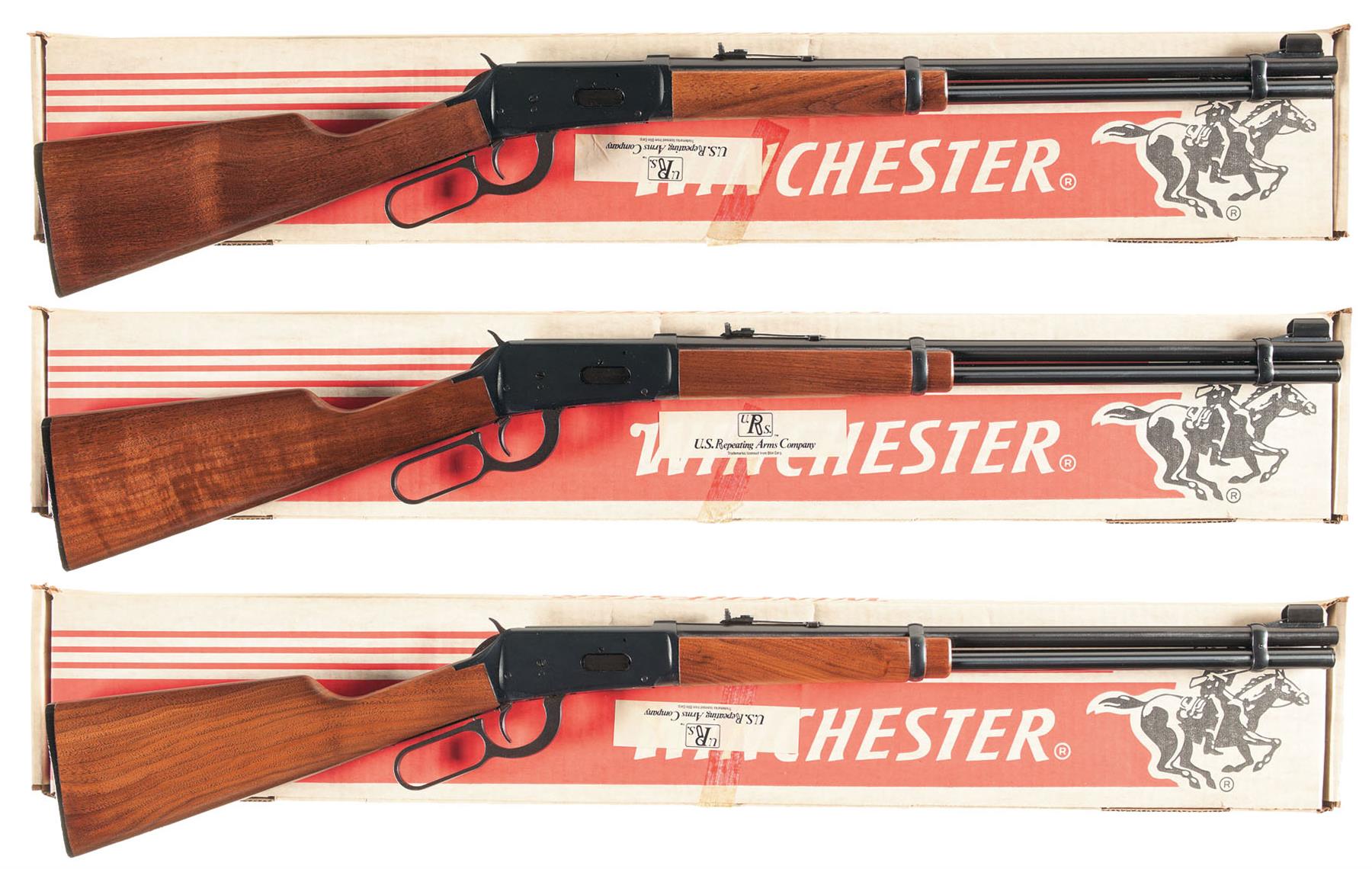 Three Boxed Consecutively Serialized Winchester Model 94 Lever A | Rock ... Three Boxed Consecutively Serialized Winchester Model 94 Lever A | Rock ...