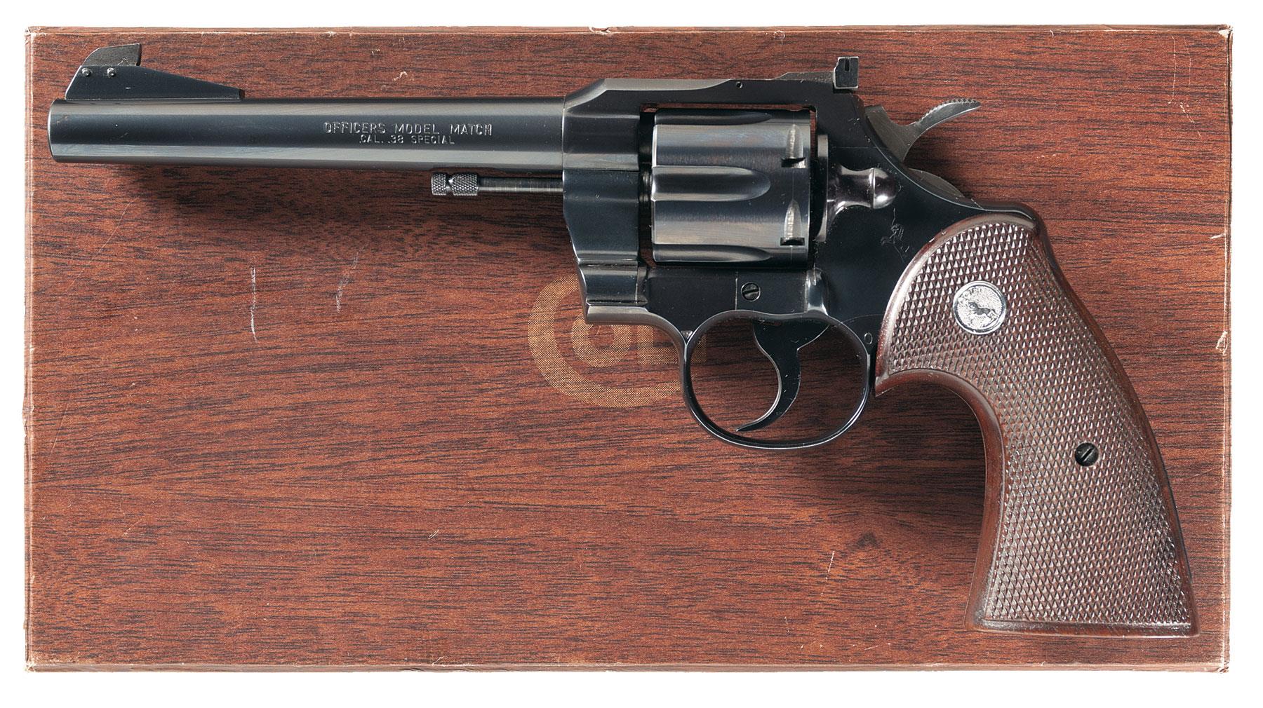 Colt Officers Model Match Revolver 38 special | Rock Island Auction