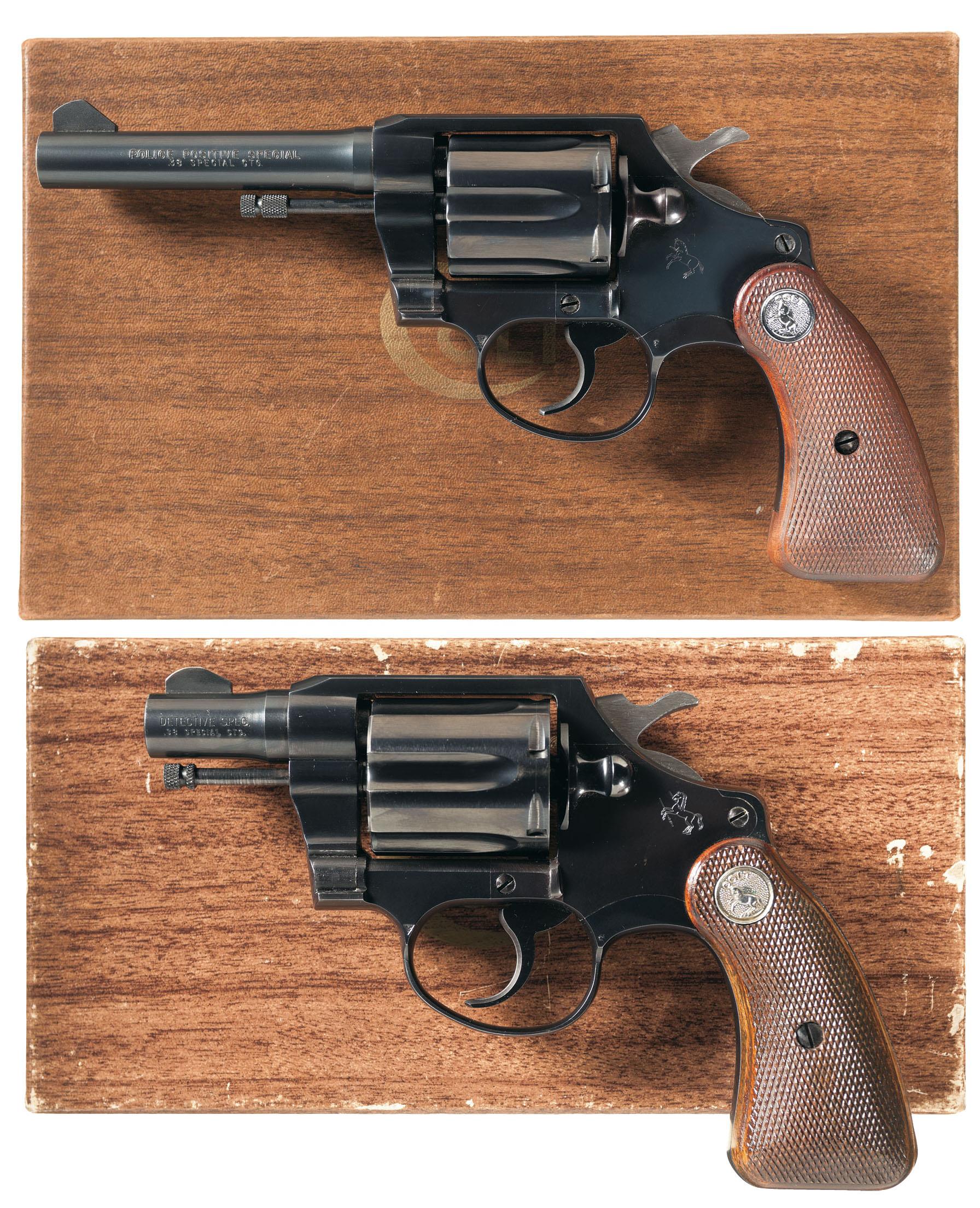 Two Colt DA Revolvers w/ Factory Boxes | Rock Island Auction