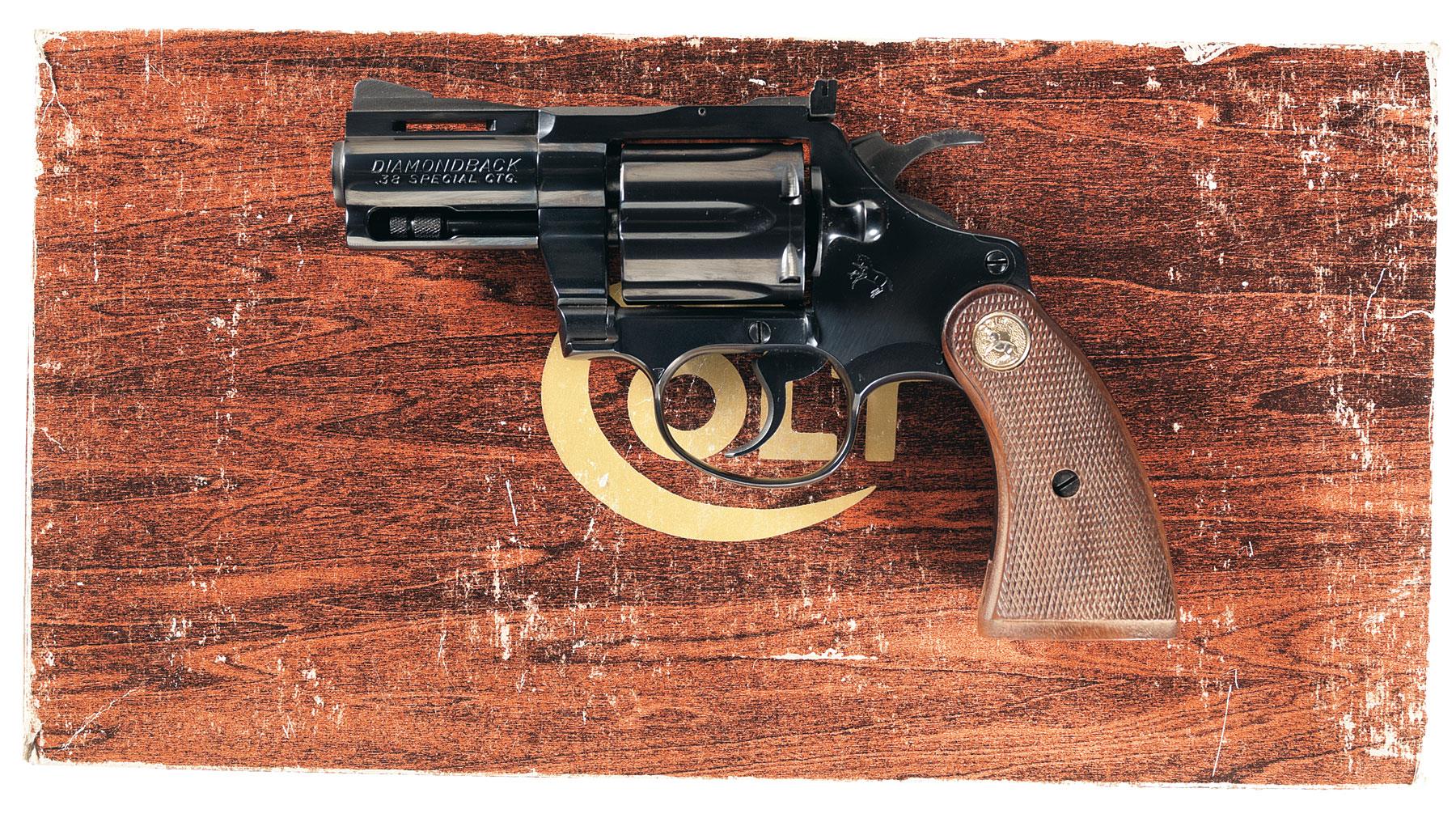 Colt Diamondback Double Action Revolver with Original Box | Rock Island ...