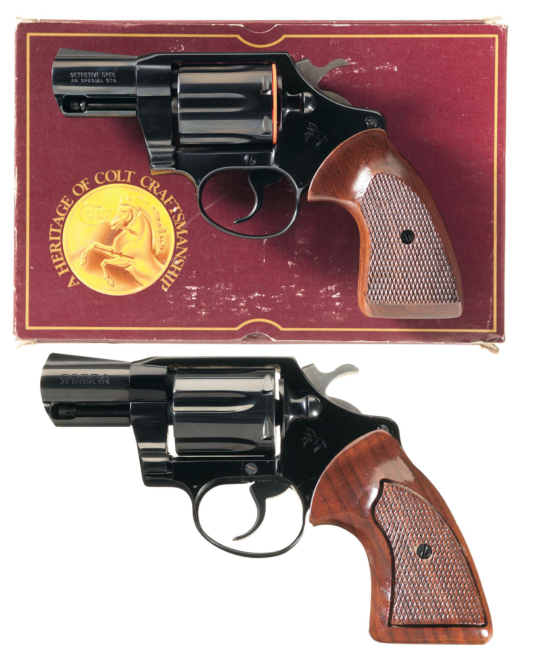 Two Colt DA Revolvers | Rock Island Auction