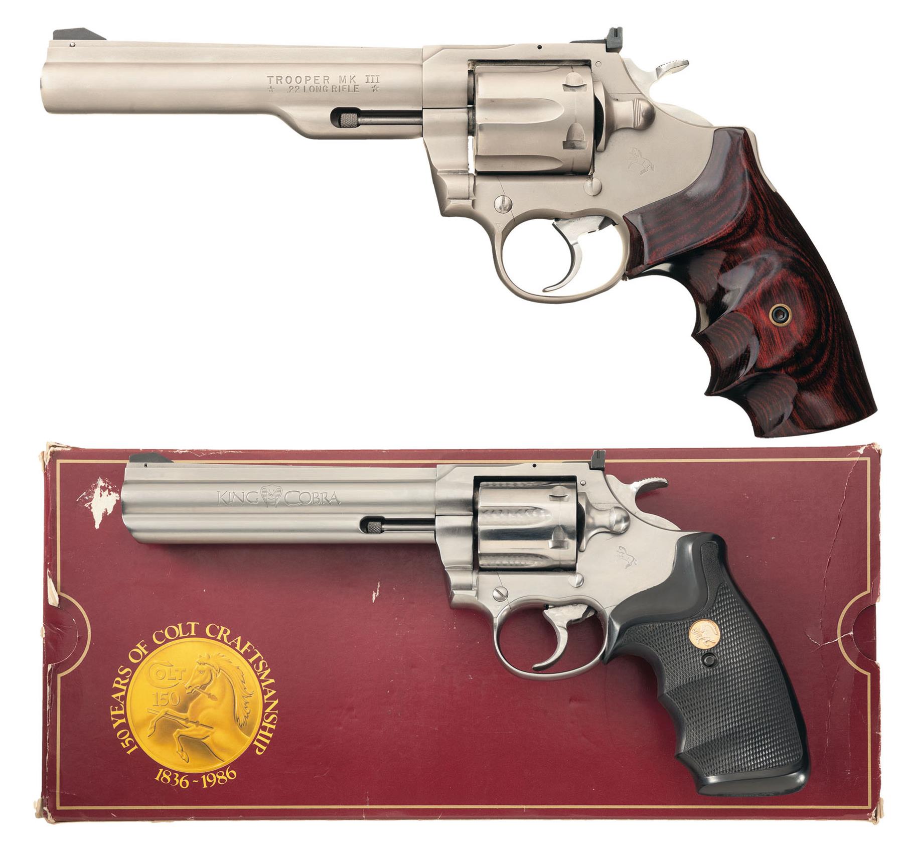Two Colt DA Revolvers | Rock Island Auction