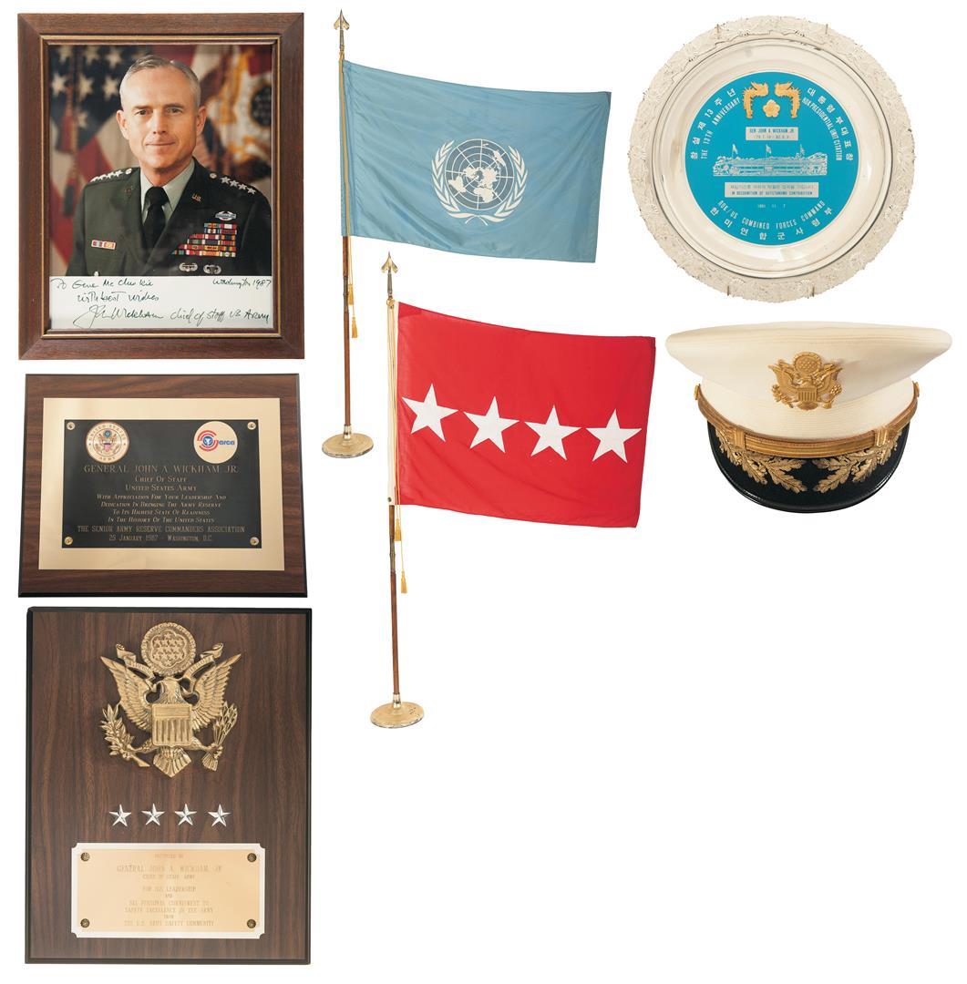Grouping of Military Items Belonging to U.S. Army Chief of Staff | Rock ...