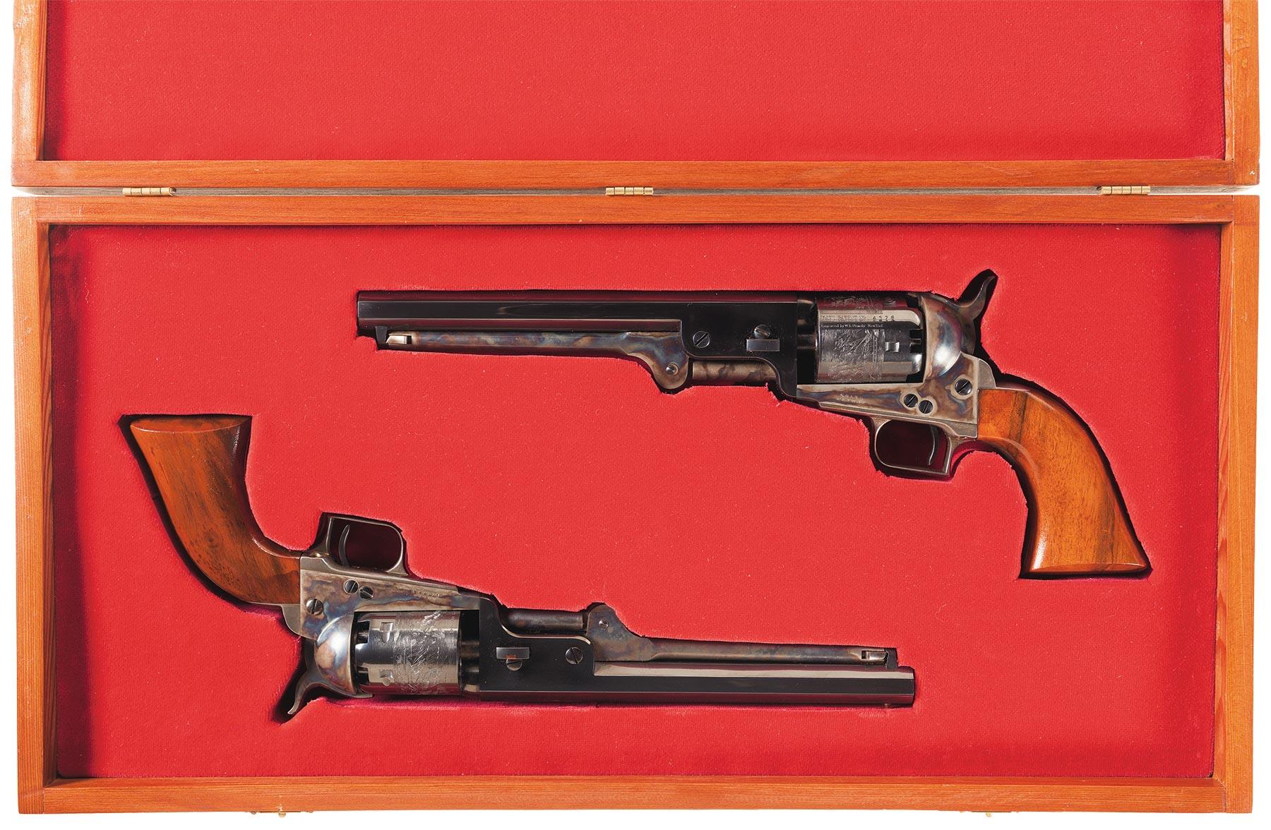 Two Cased Consecutively Numbered Early Second Generation Colt 18 | Rock ...