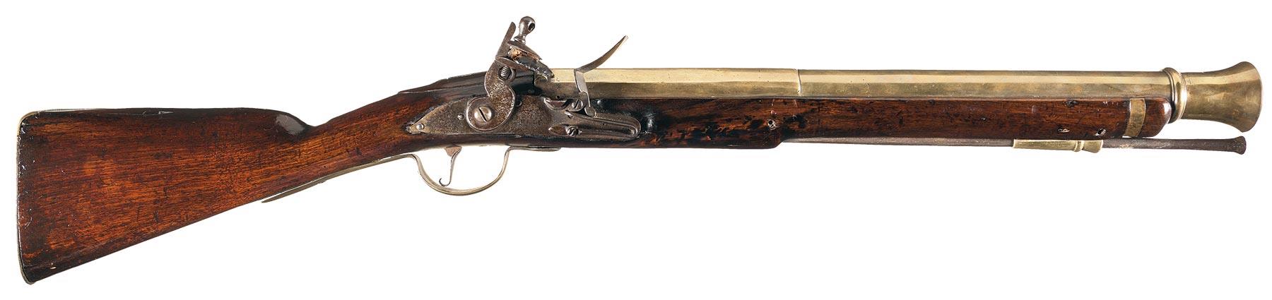 British Flintlock Musket Short barreled shotgun 1 3/4 Inch | Rock ...