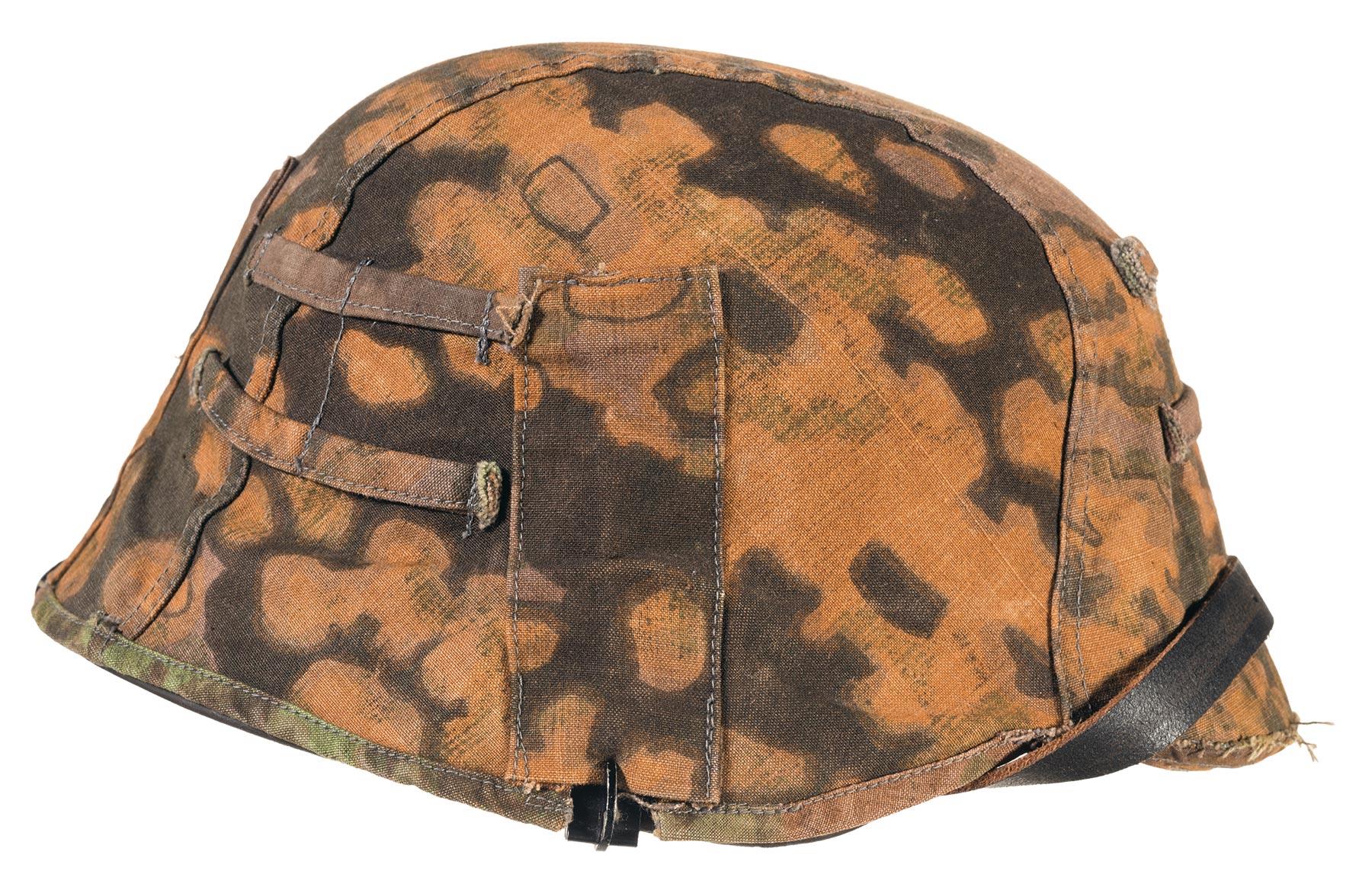 Nazi Model 1940 Single Decal SS Stahlhelm with Reversible Camouf | Rock ...