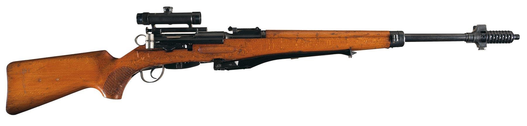 Swiss Model K31/55 Straight Pull Sniper Rifle with Scope Can | Rock ...