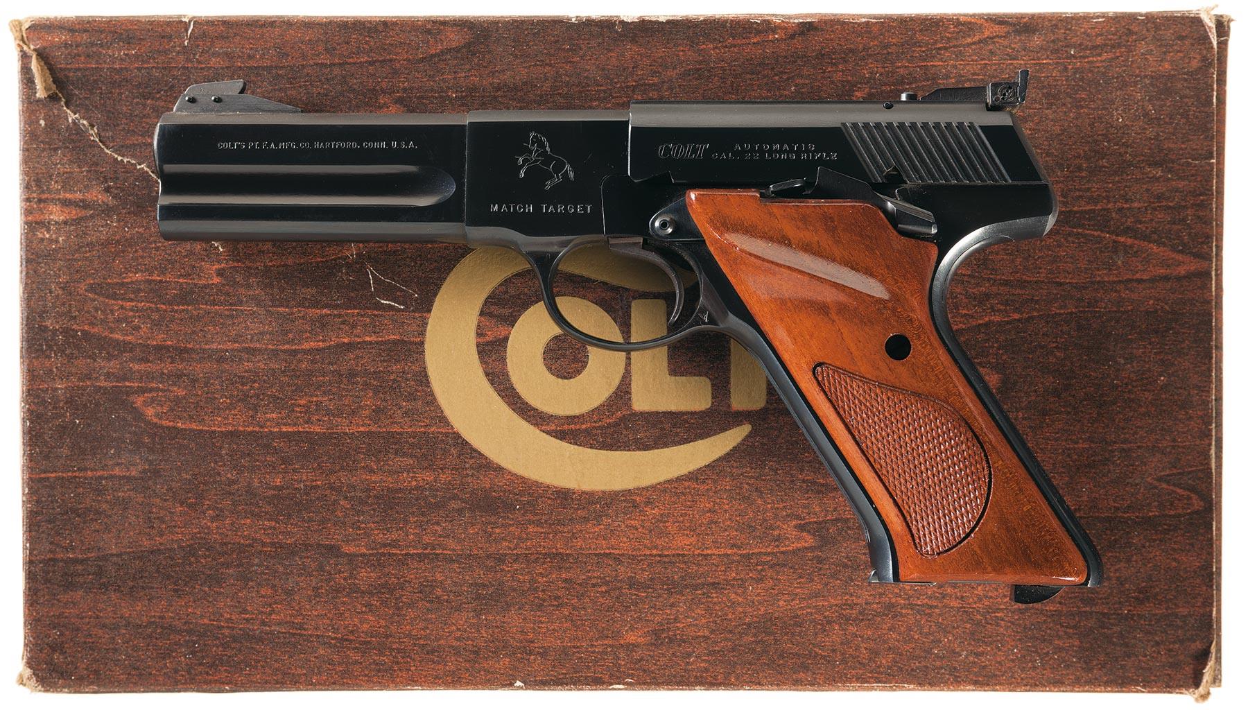 Colt Match Target Pistol 22LR. | Rock Island Auction