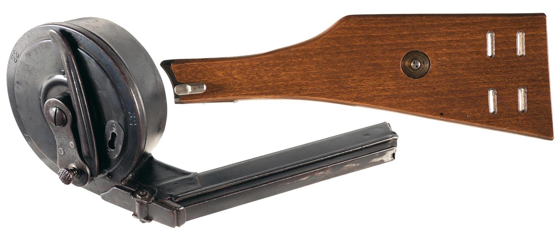 Second Pattern Artillery Luger 'Snail Drum' Magazine and a Luger | Rock ...