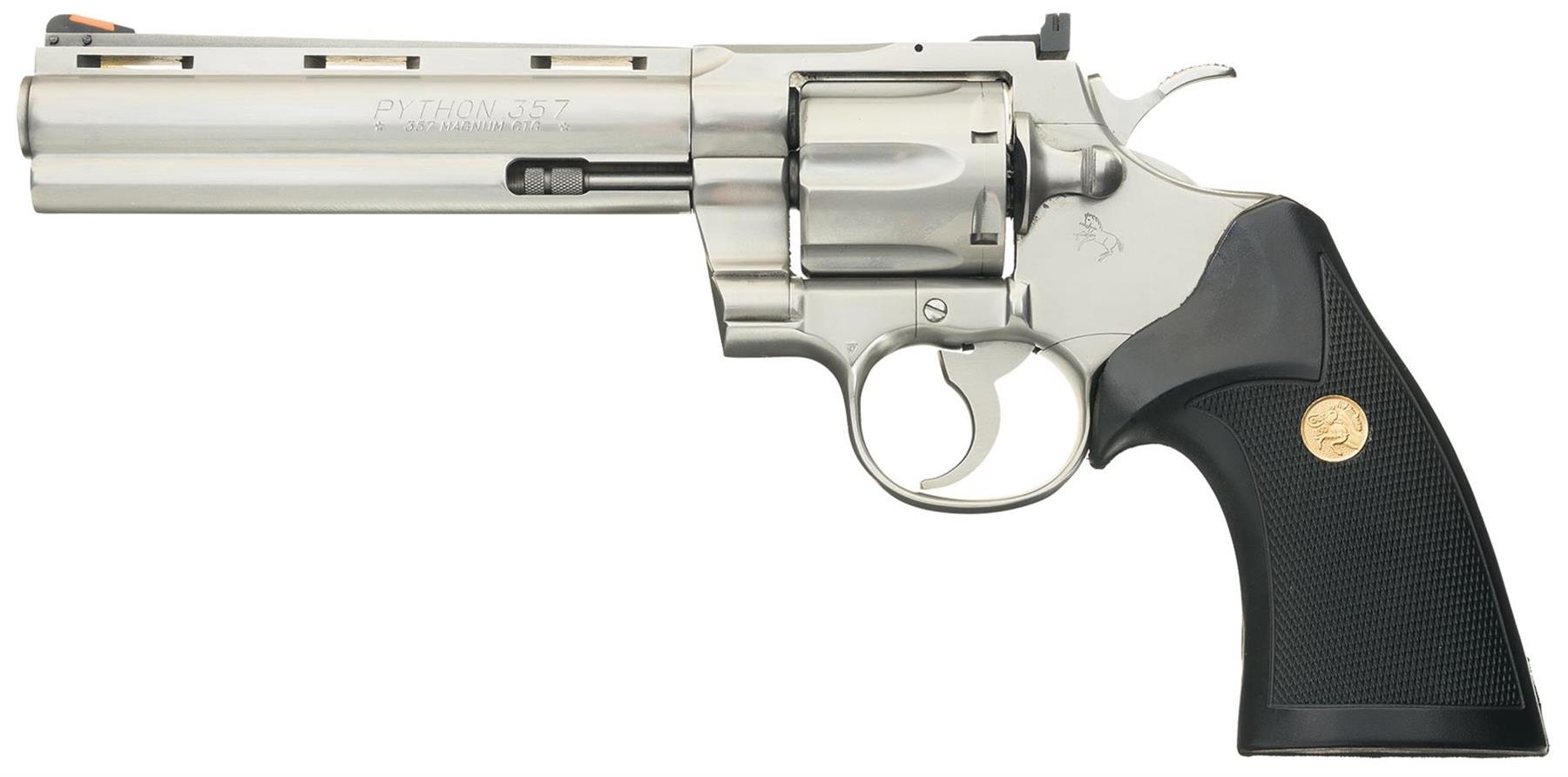 Stainless Steel Colt Python Double Action Revolver | Rock Island Auction