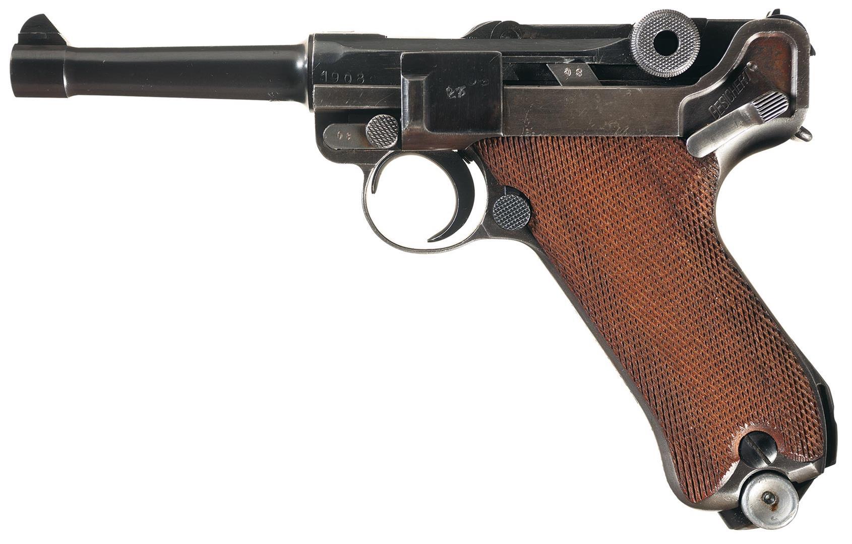 Scarce World War II Mauser Factory 'Ub' Marked Test Luger | Rock Island ...