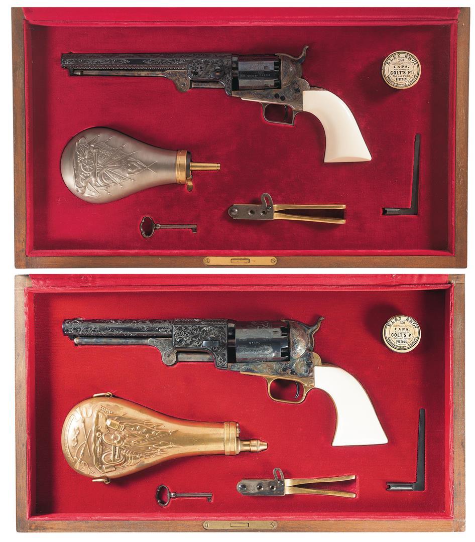 Cased Set of Two Howard Dove Master Engraved Second Generation C | Rock ...