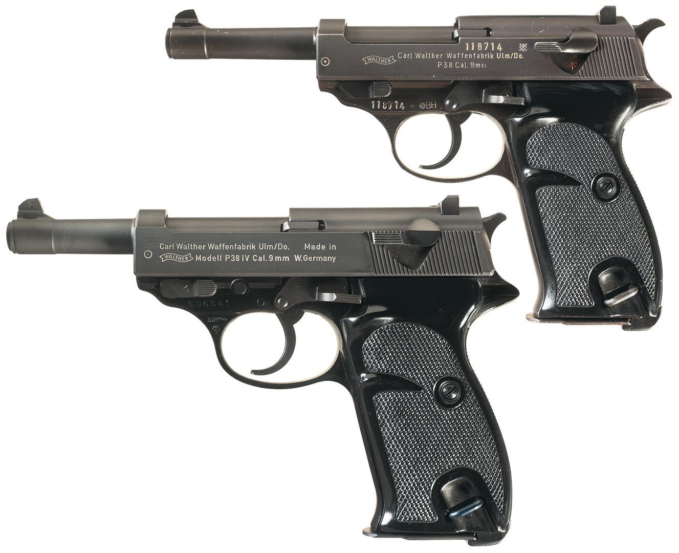 Two Walther P38 Semi-Automatic Pistols | Rock Island Auction