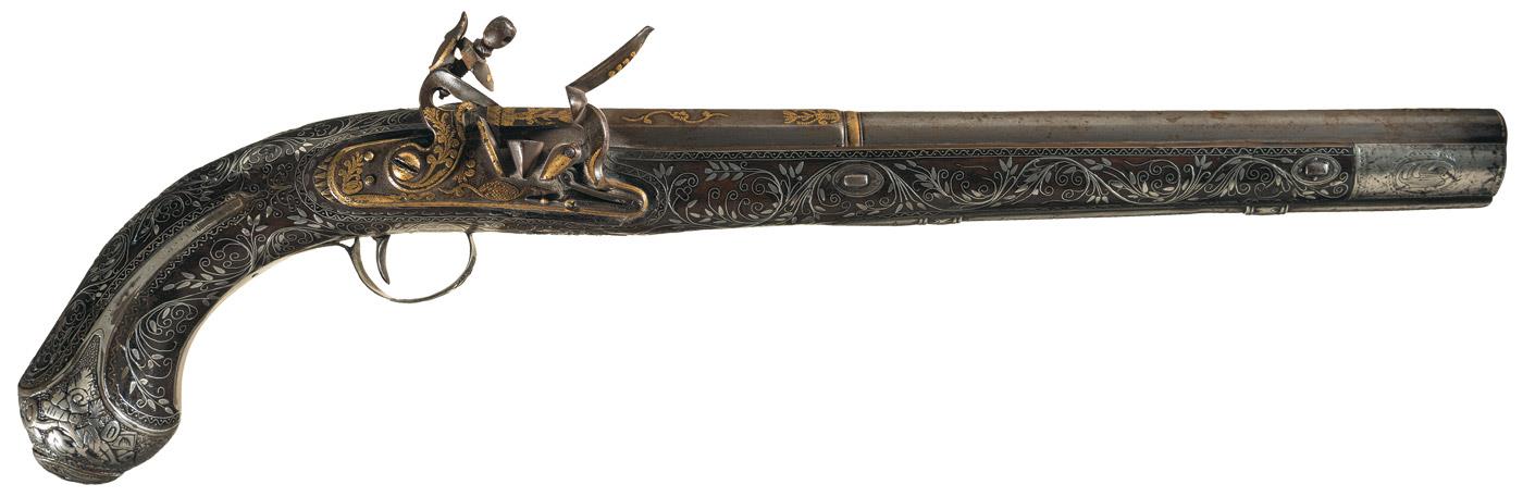 Mediterranean Flintlock Pistol 62 | Rock Island Auction