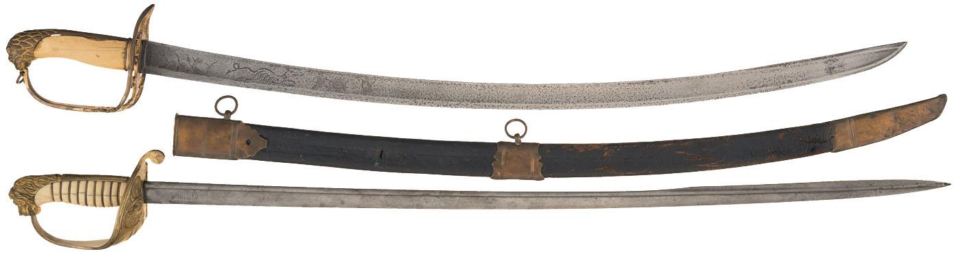Two European Lion Head Pommel Swords | Rock Island Auction