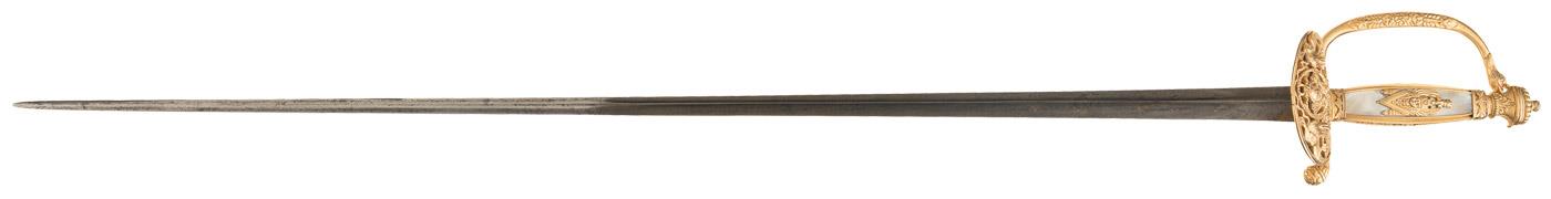 Attractive Gold Embellished European Court Sword, Attributed as | Rock ...