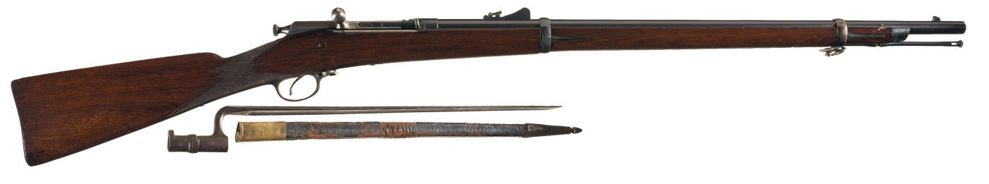 U.S. Springfield Model 1882 Chaffee-Reese Rifle with Bayonet | Rock ...