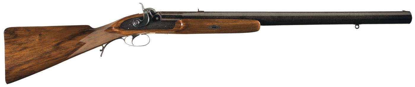 Massive R. Davis London Large Bore Percussion Rifle | Rock Island Auction