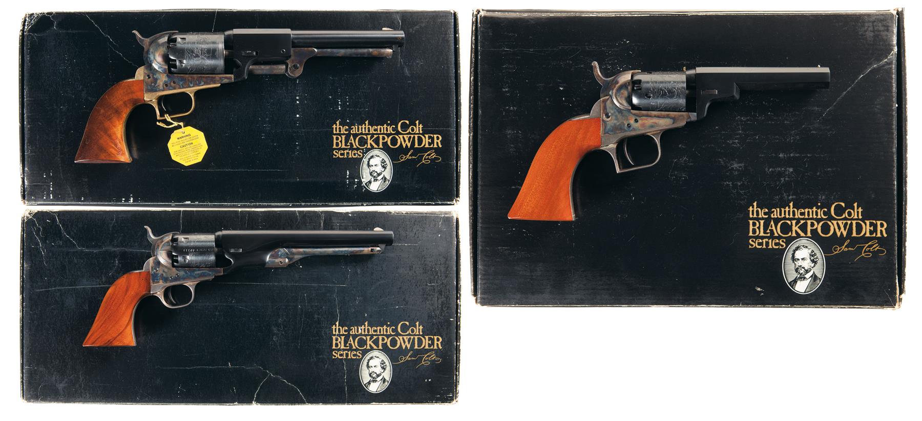 Three Boxed Colt Second Generation Percussion Revolvers | Rock Island ...