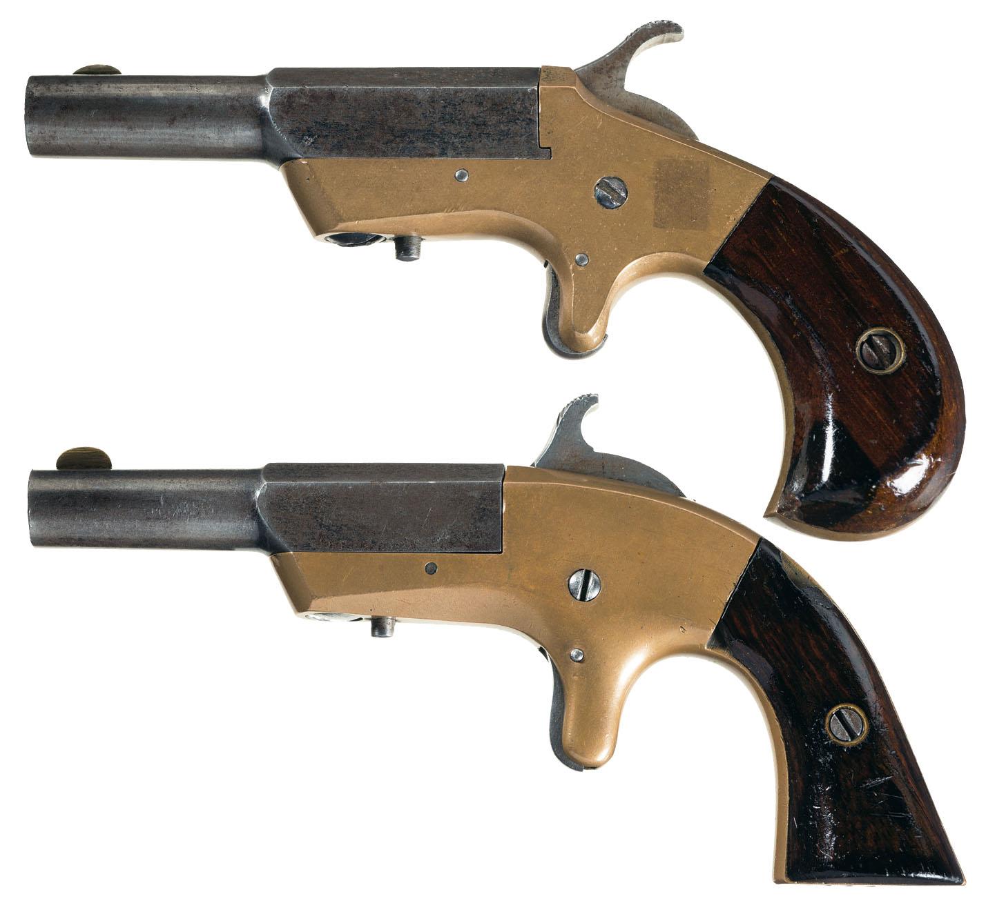 Two Antique Marlin OK Model Derringers | Rock Island Auction